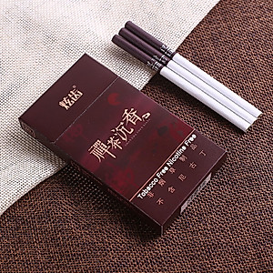 Herbal Cigarettes - Tobacco and Nicotine Free, Infused with Natural Herbs and Honey (4 Packs, 80 Smokes)