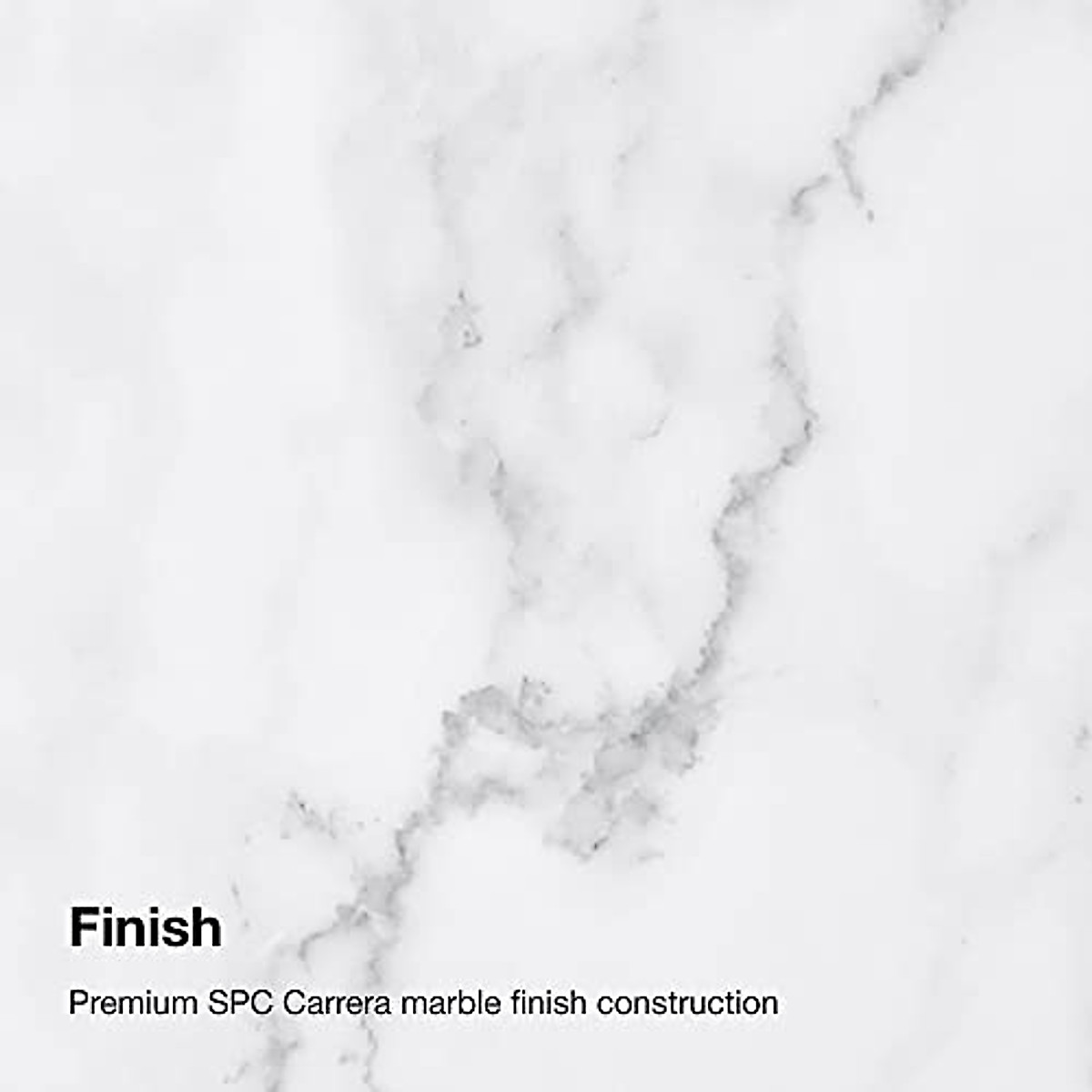 Ove Decors Arroyo 60 x 32 in. Solid Surface Alcove Shower Wall, Carrara