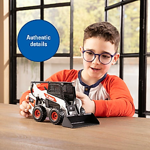 ERTL Bobcat S76 Skid Steer Loader - 1:16 Scale - Includes Functional Loader - Collectible Die-Cast Metal Construction Toys for Kids and Collectors - Toy Construction Vehicles - Ages 8 Years and Up