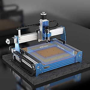 Genmitsu CNC Router Machine PROVerXL 4030 with GRBL Control + 1PCS Genmitsu PROVerXL 4030 Threaded Inserts MDF Spoilboard