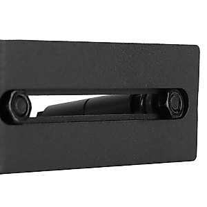 Sliding Barn Door Floor Guide, Carbon Steel Flush Flat Bottom Design Adjustable Floor Roller Guide Kit Wall Mounted Door Hardwares Accessory (10.5x4cm / 4.1x1.6in)