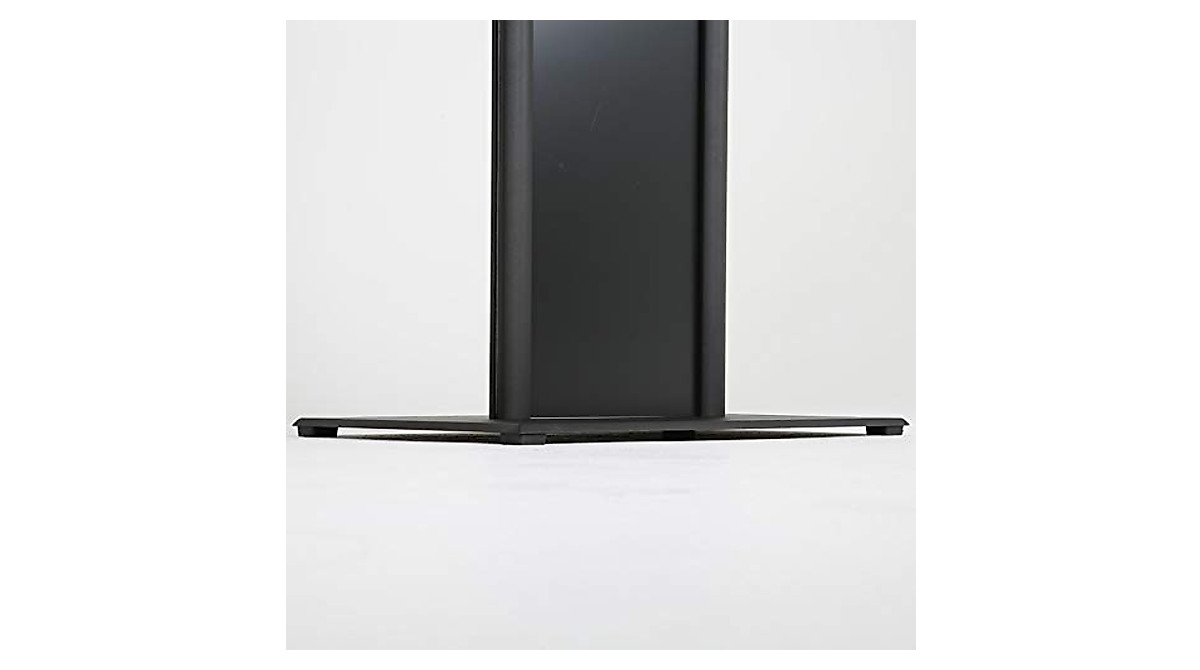 M&T Displays Tempered Glass Lectern - Elegant Floor Stand for Events