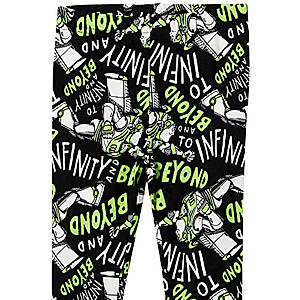 Amazon Essentials Disney | Marvel | Star Wars Toddler Boys' Pajama Set (Previously Spotted Zebra), Buzz Lightyear Infinity, 2T