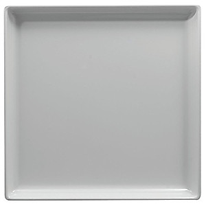 HUBERT Square Serving Tray White Melamine - 14" L x 14" W x 1 1/2" H