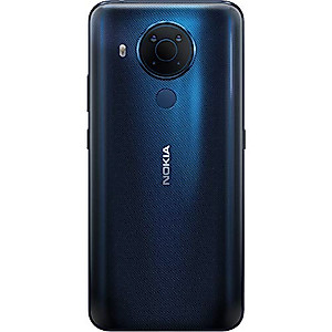 Nokia 5.4 | Android 10 | Unlocked Smartphone | 2-Day Battery | Dual SIM | US Version | 4/128GB | 6.39-Inch Screen | 48MP Quad Camera | Polar Night