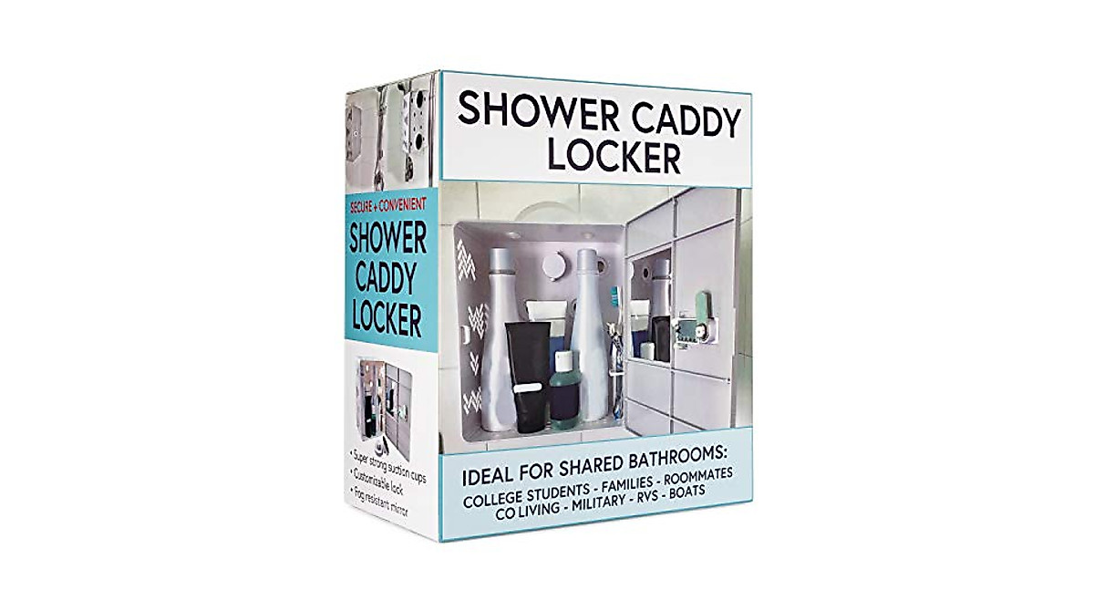 SHLOCKER Shower Caddy Locker: Secure & Organize Your Essentials