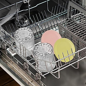 YQL 24oz Containers Replacement for Ninja Creami Deluxe Pints and Lids,Compatible with Ninja NC501 NC500 Series Creami Deluxe ice Cream Makers Dishwasher Safe(2 Pack)