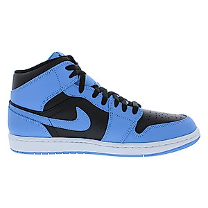 Nike Air Jordan 1 Mid Men's Shoes University Blue/Black White DQ8426 401 - Size 8