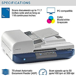 Xerox DocuMate 4830 Duplex Document Scanner with Flatbed