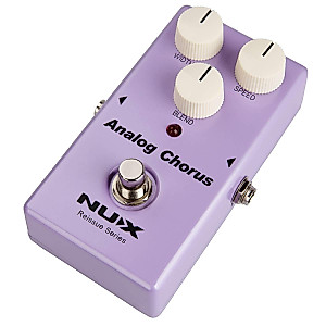 NUX Analog Chorus Guitar Effect Pedal the legendary chorus sound from the 80's, authentic Chorus effect from warm subtle shimmer to near-vibrato wobbles