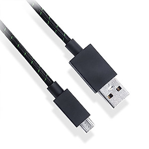 2.7M 9FT Long Elite Controller Braided Original Micro USB Charging Cable Replacement for Microsoft Xbox One Controller Charging Cord