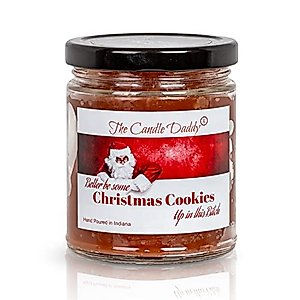 Better Be Some Cookies Up in This Bitch Holiday Candle - Funny Chocolate Chip Cookie Scented Candle - Funny Holiday Candle for Christmas, 6oz - 40 Hour Burn Time