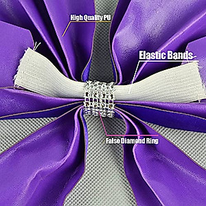 VVW&LIU 10 Pieces Wedding Ceremony Decor Red Blue Already Bow Tie Hotel Banquet Chair Sash Band Conference Event Birthday Party Favor,G,10 pcs