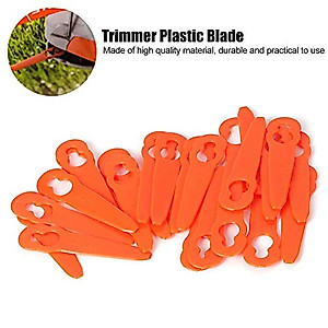 MAGT Lawn Mower Blade, 24pcs Garden Trimmer Blades Plastic Cutter Blade Replacement Parts Compatible with Stihl Polycut 2-2