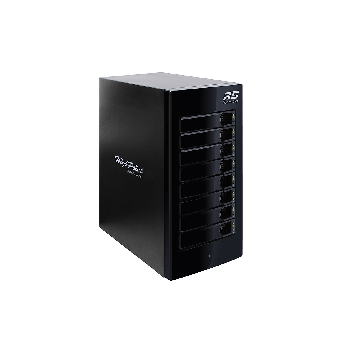Highpoint RocketStor 6418S 8-Bay 6Gb/s SAS/SATA Tower Storage Enclosure