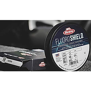 Berkley FluoroShield™, Clear, 15lb | 6.8kg, 300yd | 274m Fishing Line, Suitable for Freshwater Environments