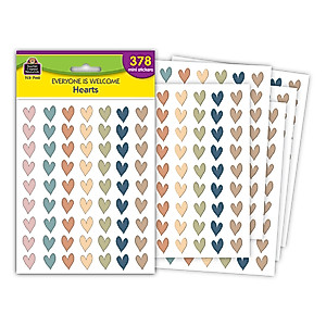 Teacher Created Resources Everyone is Welcome Hearts Mini Stickers (TCR7166)