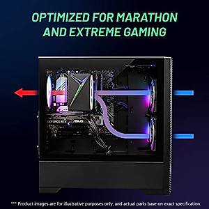 Skytech Blaze 3.0 Gaming PC Desktop – Intel Core i5 12400F 2.5 GHz, NVIDIA RTX 3060, 500GB NVME SSD, 16GB DDR4 RAM 3200, 600W Gold PSU, 11AC Wi-Fi, Windows 11 Home 64-bit,Black