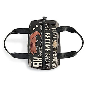 Racigomr African American Girl Lunch Bag Reusable Black Girl Magic Lunch Box Portable Tote Bag for Women Travel Hiking Work Gifts