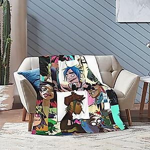 Music Poster Luxury Throw Blanket Warm Soft Flannel Bed Blanket for Living Room Sofa Bedroom Decor Gifts
