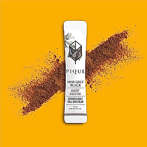 Pique Organic Energy Tea Crystals Sampler - Caffeinated Black Tea for Energy, Supports Metabolism and Healthy Digestion - 28 Single Serve Sticks (Pack of 2)