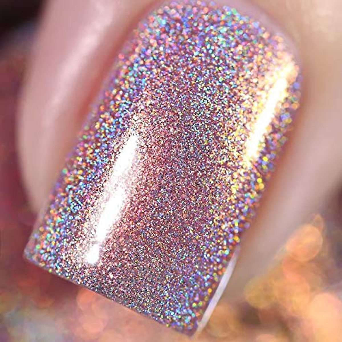 ILNP Morning Rays - Mauve Pink Holographic Shimmer Nail Polish