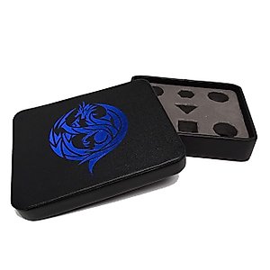 Dice Display and Storage Case - Blue Dragon Design