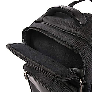 Brookstone Luggage Laptop Backpack, Black, 18 Inch