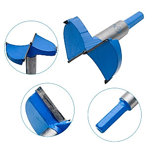 SagaSave 53mm Forstner Drill Bits Hole Saw,Tungsten Carbide Wood Cutter Auger Opener for Wood Woodworking Hinge Hole Drilling Boring Bit Cutter 1PCS