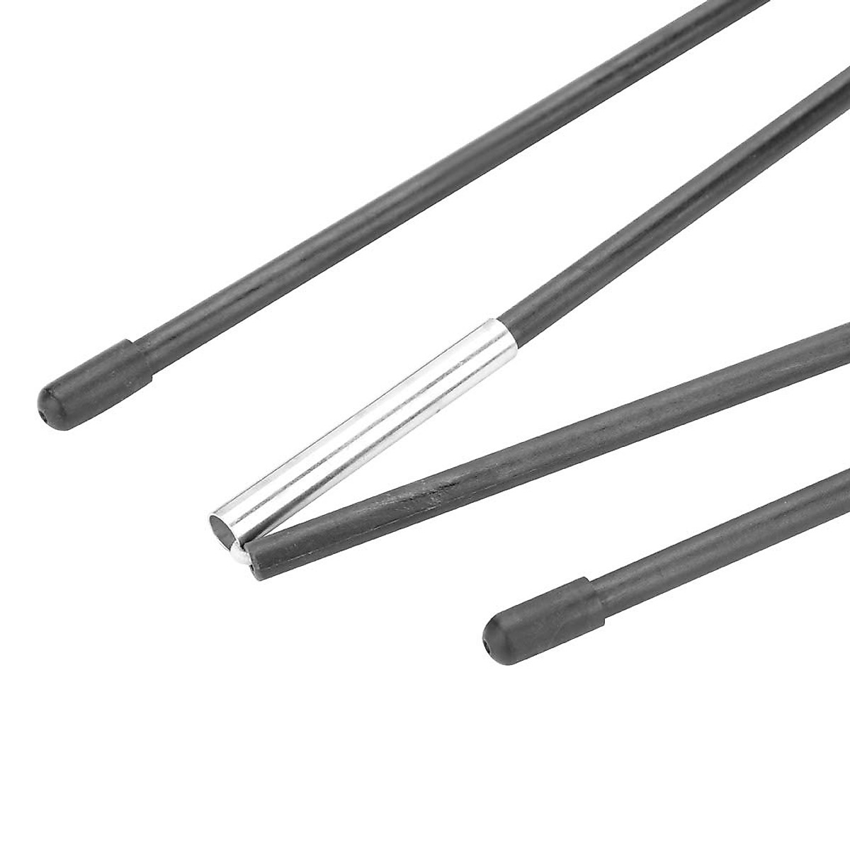 Tent Pole Support,Fiberglass Outdoor Support Rod,Tent Pole Kit Shock Corded Camping Tent Equipment