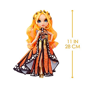 Rainbow High Fantastic Fashion Poppy Rowan - Orange 11” Fashion Doll and Playset with 2 Complete Doll Outfits, and Fashion Play Accessories, Great Gift for Kids 4-12 Years Old