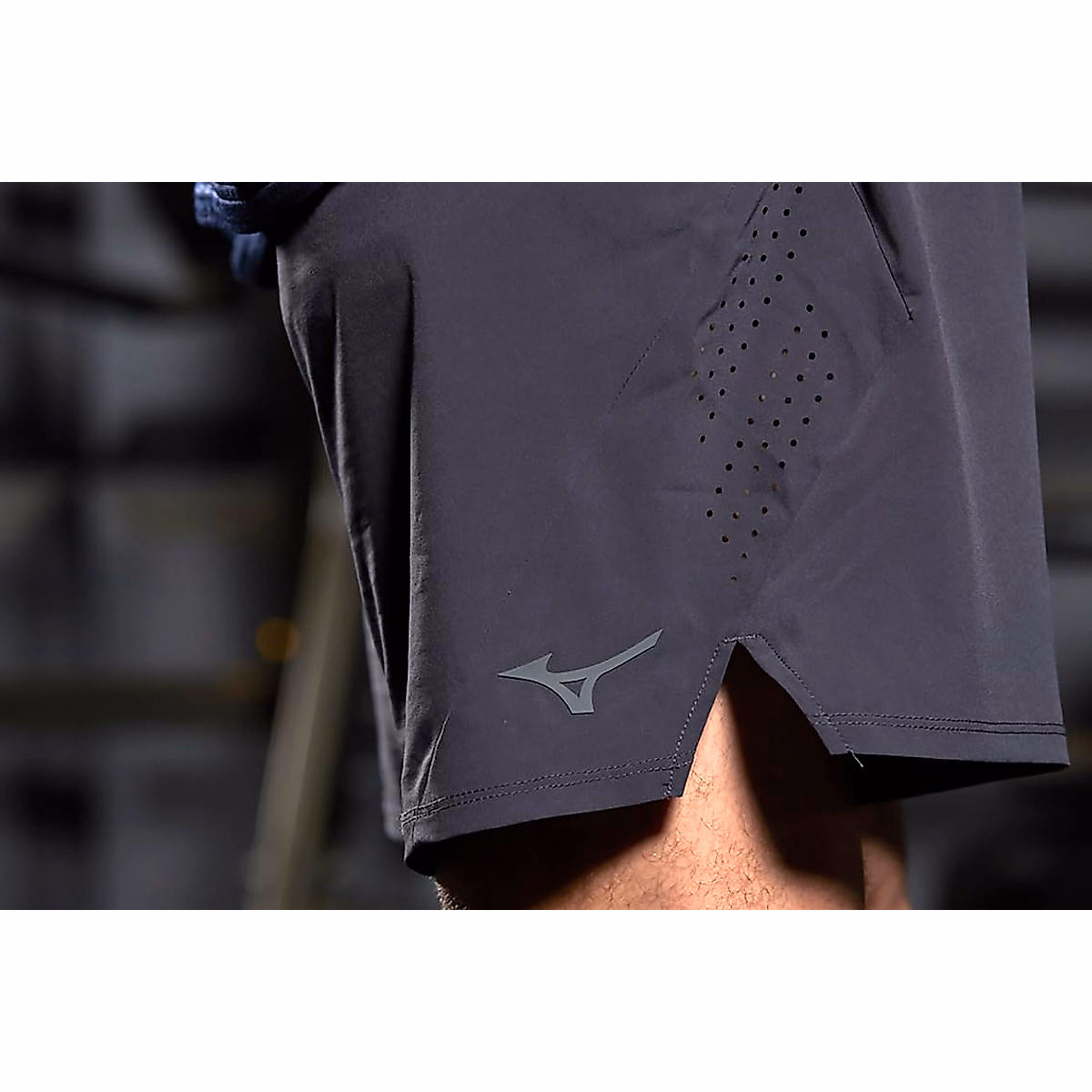 Mizuno Alpha 9" Short, Navy, X-Large