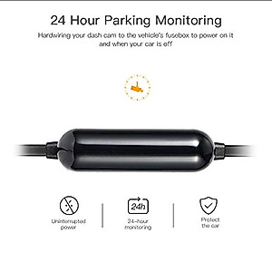 iZEEKER 11.5ft Mini USB Hardwire Kit for Dash Cam, Widely Compatible with 11.5V-40V Car Dashcam Charger Pord Like iZEEKER G100 Dash Camera and Other Mini USB Charging Port Car Camera
