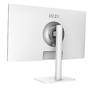 MSI Modern MD271QPW, 27" Monitor, 2560 x 1440 (QHD), IPS, 75Hz, TUV Certified Eyesight Protection, 5ms, HDMI, Displayport, USB C, Tilt, Swivel, Height Adjustable, Pivot