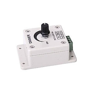 DOITOOL Led Bulb Dimmer Led Light Bulbs Dimming Light Bulbs Controller Adjuster Rotating Light Bulb Tape Light Dimmer Lamp Rotary Dimmer Led Dimmer Switch Dc White Manual Control Lights