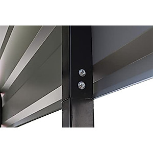 Arrow Carports Galvanized Steel Carport, Full-Size Metal Carport Kit, 12' x 24' x 9', Eggshell