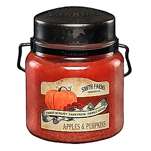 McCalls Candles | Apples & Pumpkins | Highly Scented & Long Lasting | Classic Painted Label | Hand Crafted Metal Lid with Strap and Handle| Premium Wax & Fragrance | Made in The USA | 16 oz