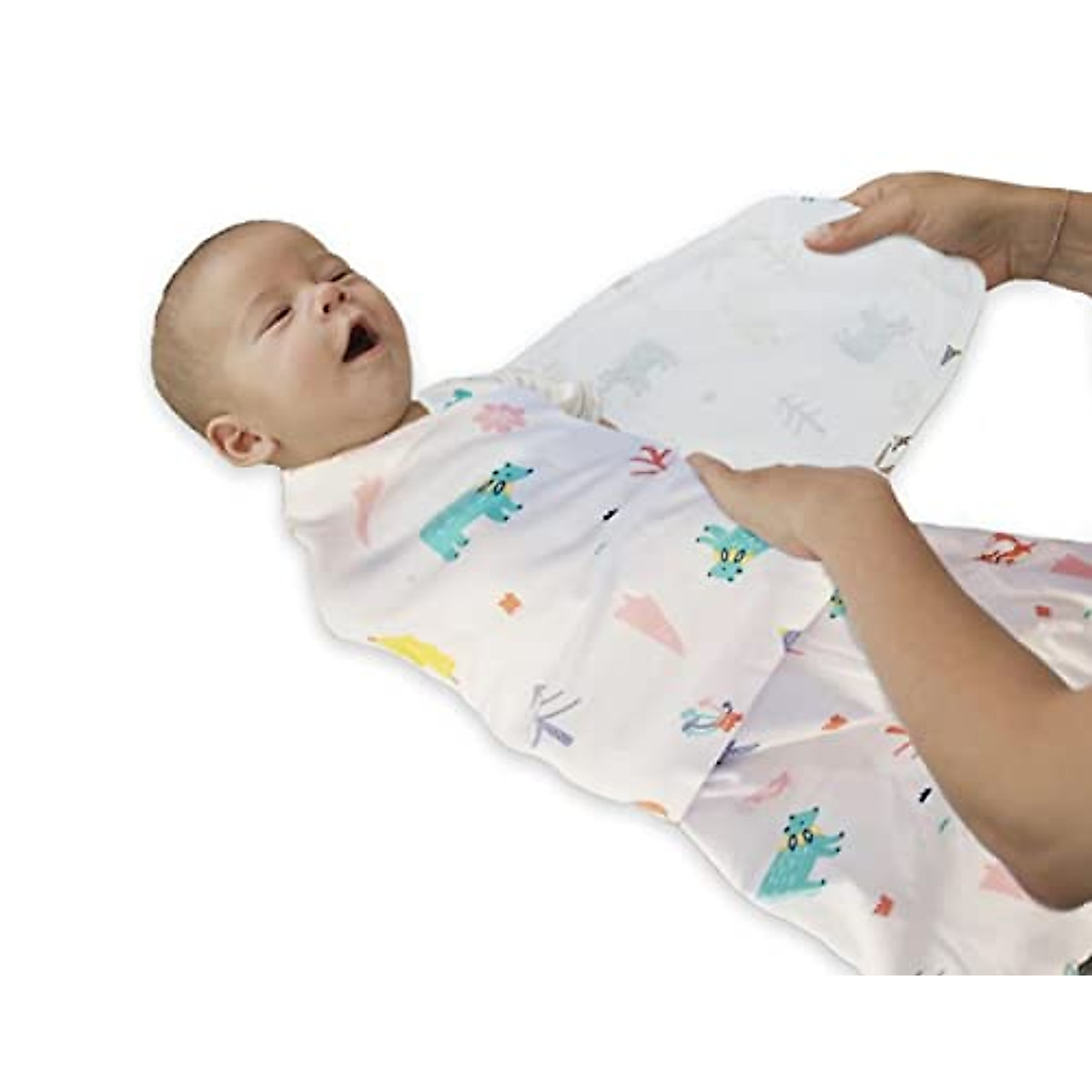 Adjustable Wearable Sleep Sack Newborn 0-6 Months | Baby Swaddle Blanket Boys, 3-6 Months | Soft Breathable Cotton Sleep Bag Infant, Sleepsack Newborn Essentials, 1.5 TOG All Seasons, Multicolor