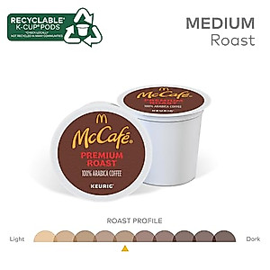 McCafe Premium Roast Coffee, Keurig Single Serve K-Cup Pods, Medium Roast, 96 Count