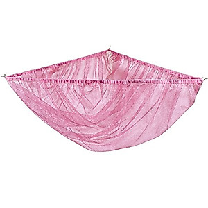 Jumbo Toy Hammock, Pink - Organize Stuffed Animals and Children's Toys with this Mesh Hammock. Great Decor while Neatly Organizing Kid's Toys and Stuffed Animals. Expands to 5.5 feet. (2-Pack)