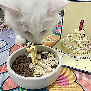 Golden Number 3 Candles 3D Diamond Shape Happy Birthday Cake Topper Numeral Candles for Birthday Party Wedding Decoration Reunions Theme Party