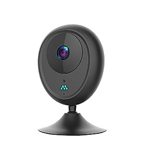 Momentum Cori Smart Home Camera, Indoor WiFi HD | Multiple Device Connection, for Security, Dog/Pet Monitoring, Business Surveillance, Camera with Audio, 2 Way Talk, Motion Detection | Black - 2 Pack