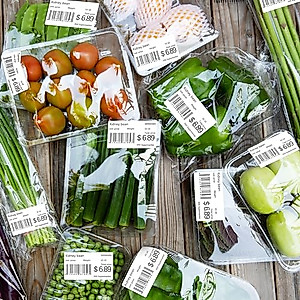 PARLAIM Rectangle Thermal Sticker Labels, 1000PCS Commercial Grade Square Direct Thermal Printer Labels for Address Shipping Label,UPC QR Code, Name Tag, Price Sticker (White)