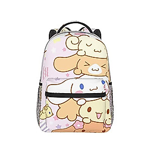 RIDD Cartoon Kawaii Cinnamoroll Backpack Large Capacity Portable Anime Cute Lightweight Outdoor Travel Backpack