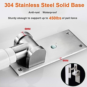 Foldable Toilet Grab Bar 304 Stainless Steel Shower Handrails Anti Slip Bathroom Seat Support Bar Flip-Up Bathtub Grab Arm Bar Hand Grip