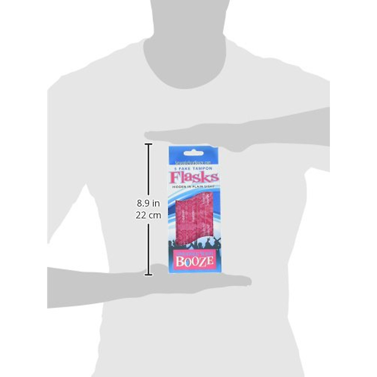 Forum Novelties Smuggle Your Booze Tampon Flask Standard