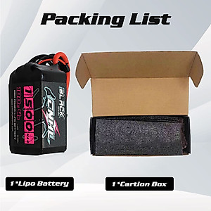 CNHL 4S Lipo Battery 1500mAh 14.8V lipo Battery 100C with XT60 for Vortex LRC Freestyle V1 RC Boat Heli Airplane UAV Drone FPV Multi-Motor Hobby DIY Parts