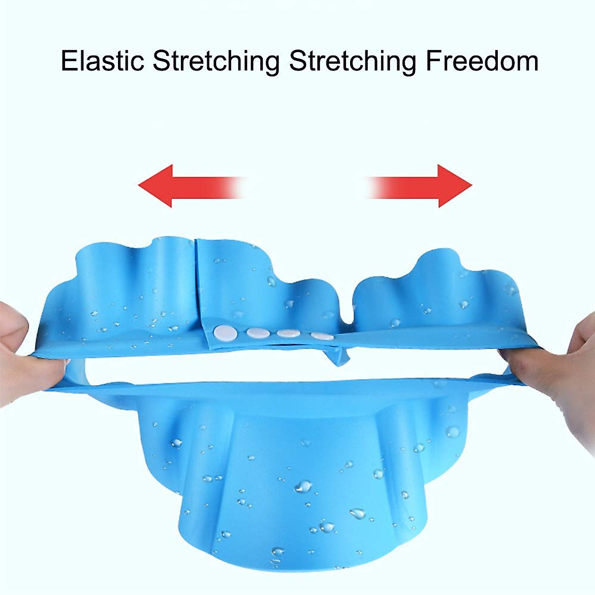 LOHOME(TM) Safe Shampoo Shower Bathing Protect Soft Cap Hat for Baby Children Kids (Blue)