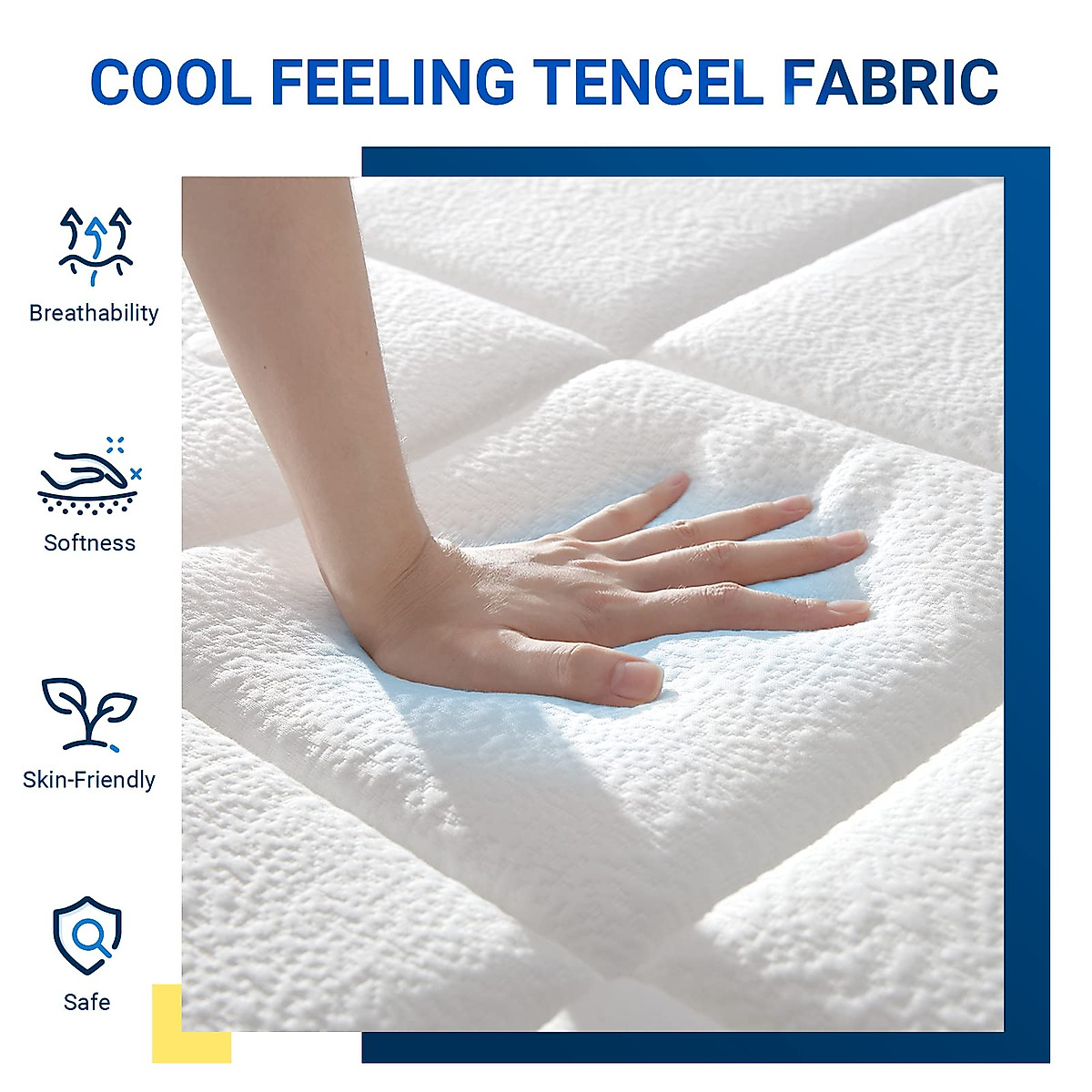 Avenco Twin Mattress, 12" Hybrid Mattress Twin with Latex Memory Foam, Motion Isolation Individually Pocket Spring Mattress, Medium Firm, Relieves Pain & Pressure Points & Cooling Twin Bed (NDSM30)