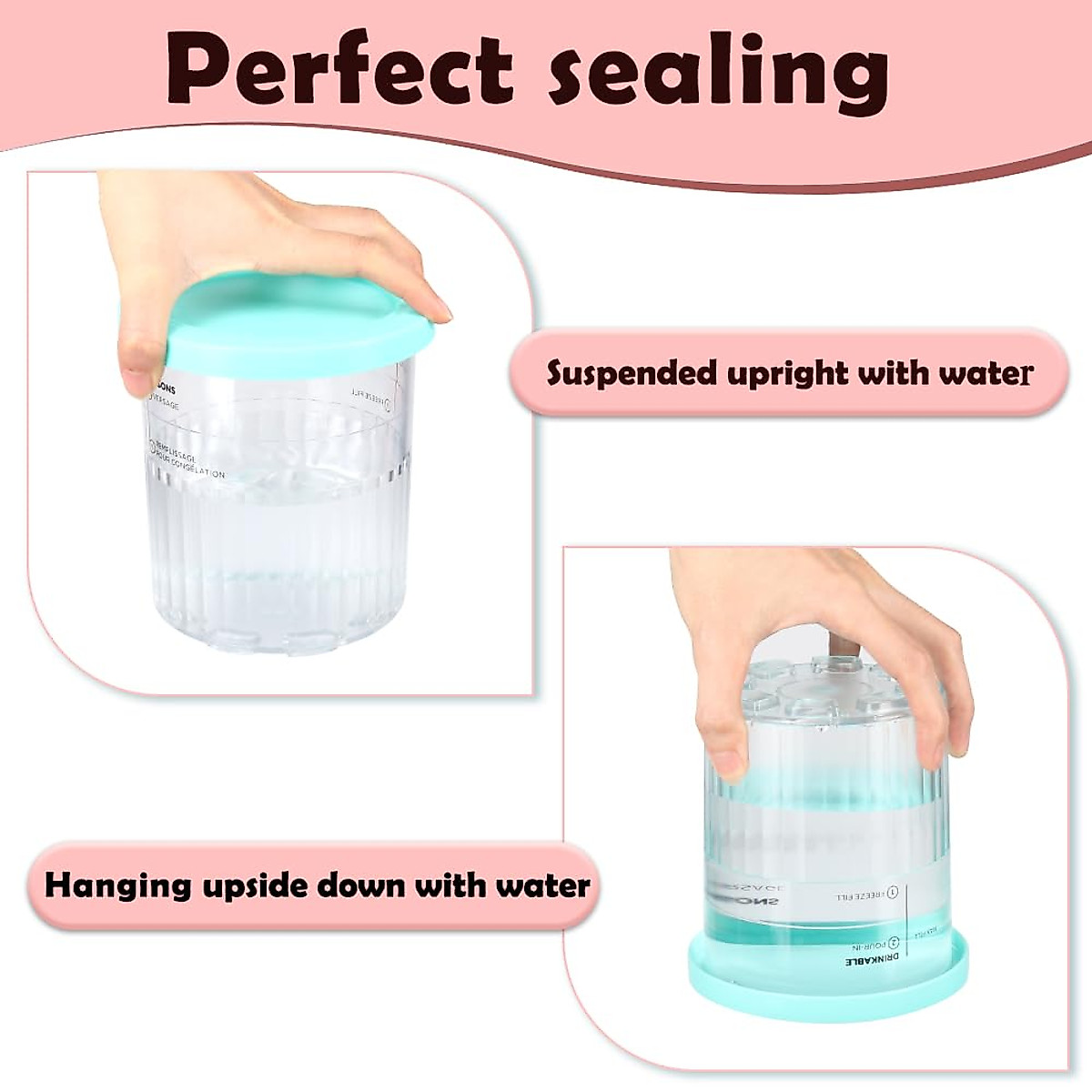 YQL 24oz Containers Replacement for Ninja Creami Deluxe Pints and Lids,Extra Pint Compatible with Ninja NC500 NC501 Series Creami Deluxe ice Cream Makers Dishwasher Safe(4 Color)